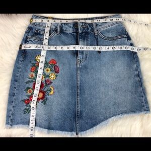 Zara | Skirts | Zara Basic Denim Skirt Small | Poshmark